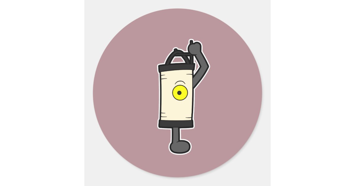 The Lantern Yokai, Chochin-obake, Classic Round Sticker | Zazzle