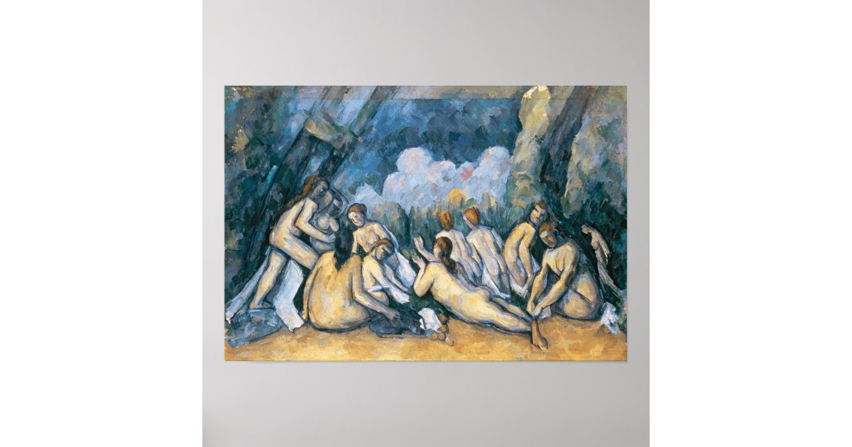 The Large Bathers, c.1900-05 Poster | Zazzle