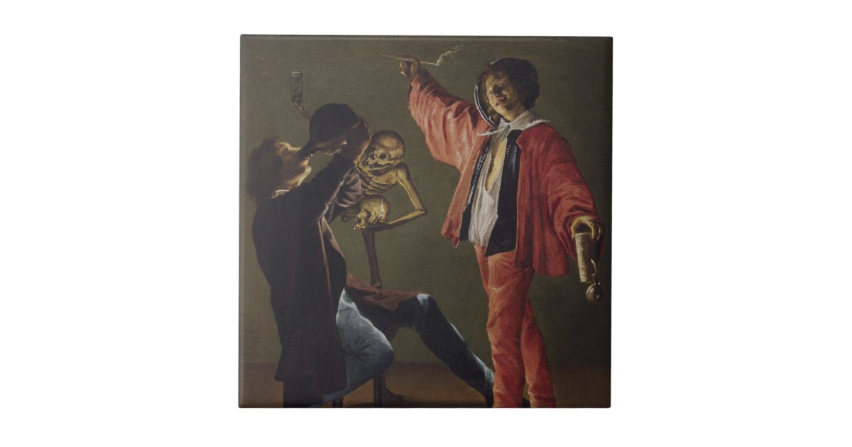 The Last Drop of Beer Before the Party Ends Ceramic Tile | Zazzle