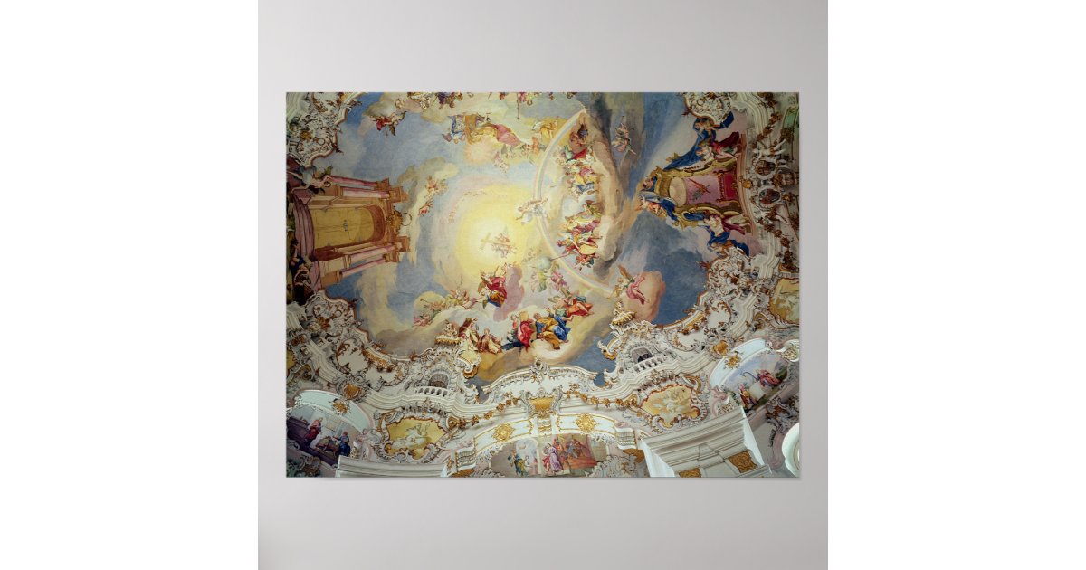 The Last Judgement, ceiling painting Poster | Zazzle