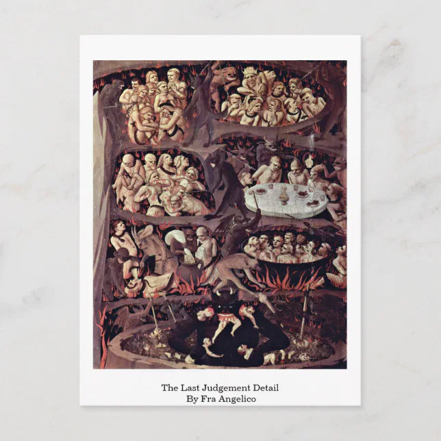 The Last Judgement Detail By Fra Angelico Postcard | Zazzle