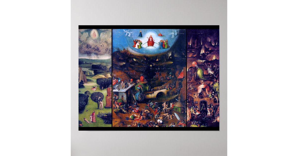The Last Judgment, Bosch Poster | Zazzle