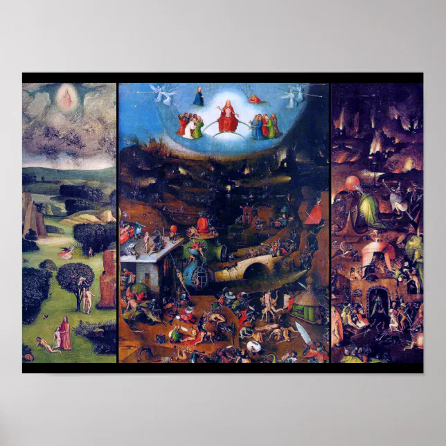 The Last Judgment, Bosch Poster | Zazzle