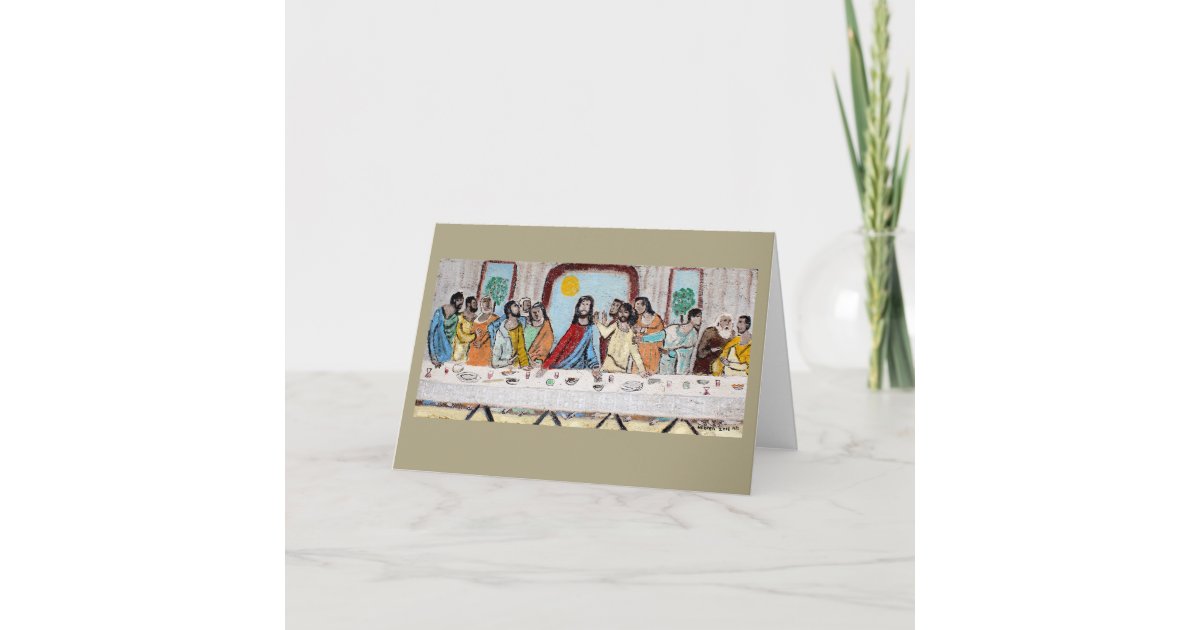 The Last Supper card | Zazzle