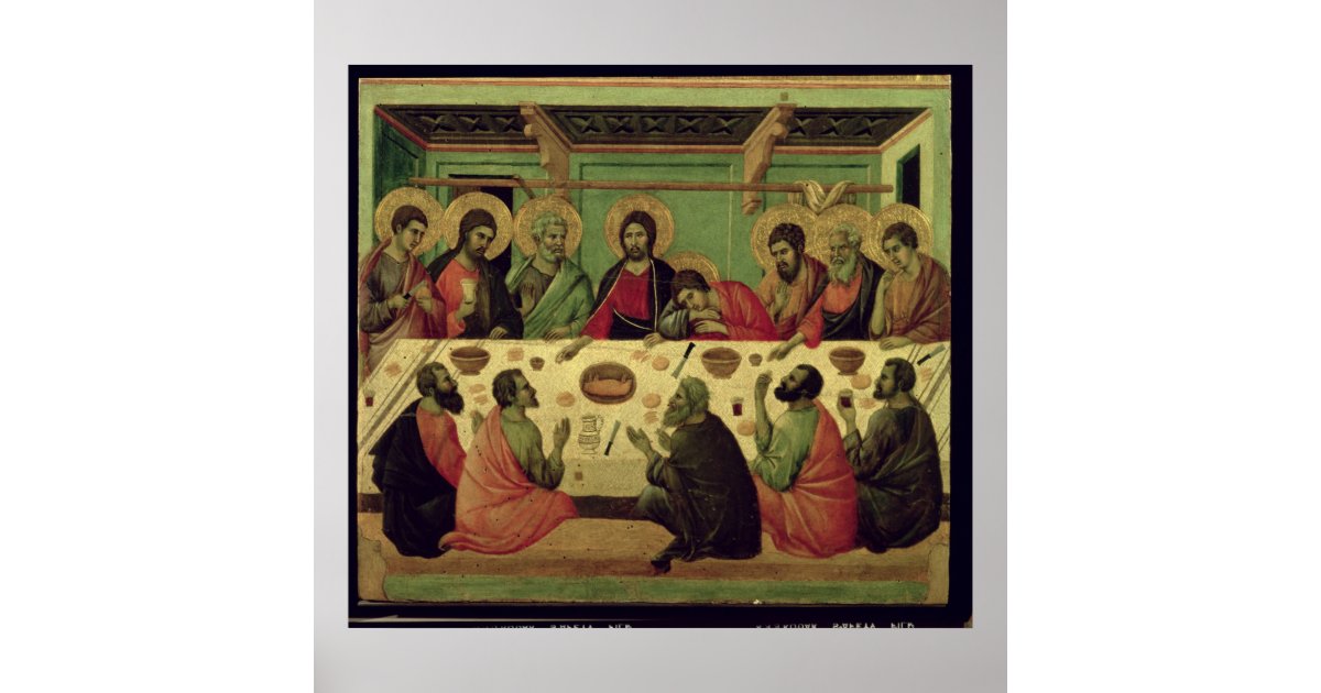 The Last Supper, from the Passion Altarpiece Poster | Zazzle