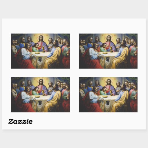 The Last Supper Jesus Christ Stickers | Zazzle
