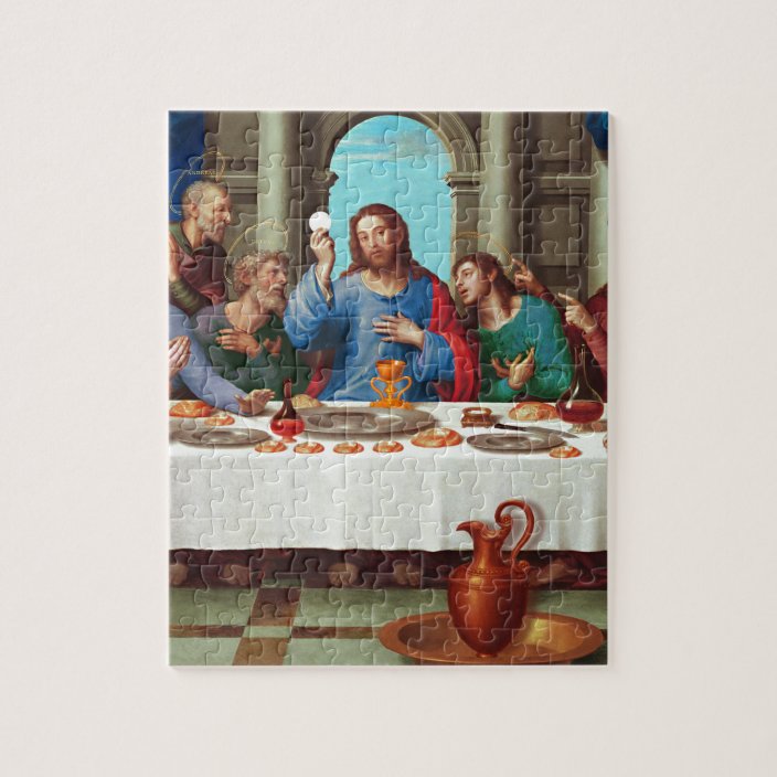 The last supper jigsaw puzzle | Zazzle.com