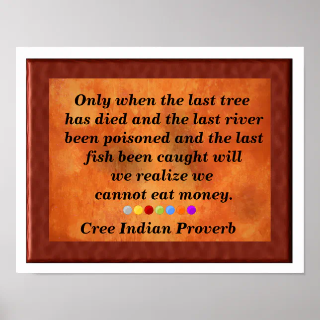 The last tree poster | Zazzle