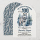 The Leader of Our Pack Wolf 100th Birthday Party Invitation | Zazzle