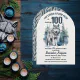 The Leader of Our Pack Wolf 100th Birthday Party Invitation | Zazzle