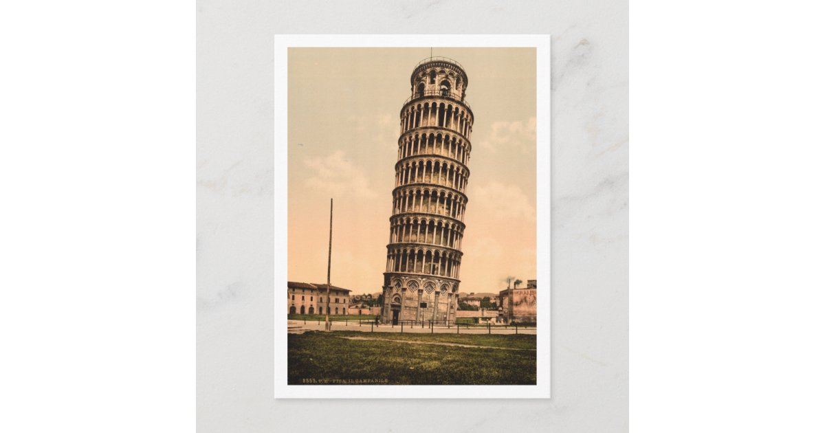 The Leaning Tower of Pisa, Tuscany, Italy Postcard | Zazzle