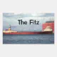 The Legendary S.S. Edmund Fitzgerald Rectangular Sticker | Zazzle
