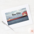 The Legendary S.S. Edmund Fitzgerald Rectangular Sticker | Zazzle