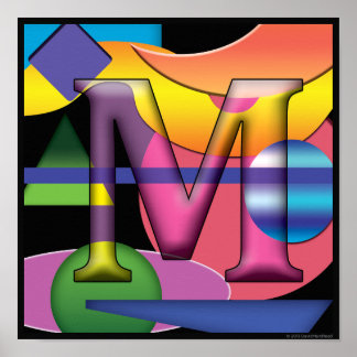 Letter M Posters | Zazzle