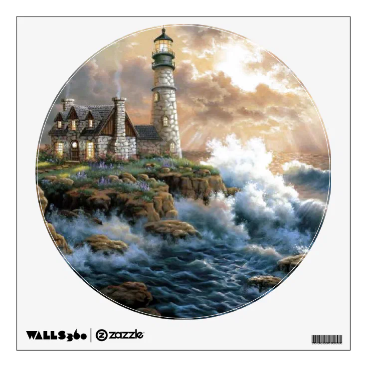 The Lighthouse Wall Decal | Zazzle