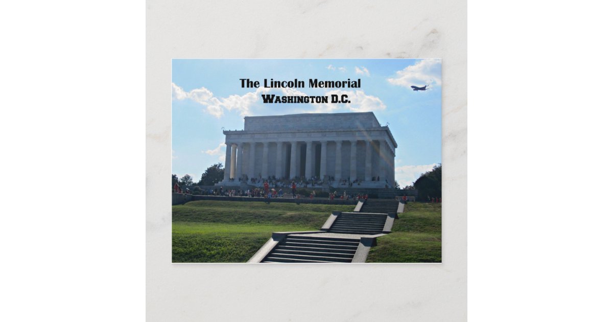 The Lincoln Memorial Postcard | Zazzle
