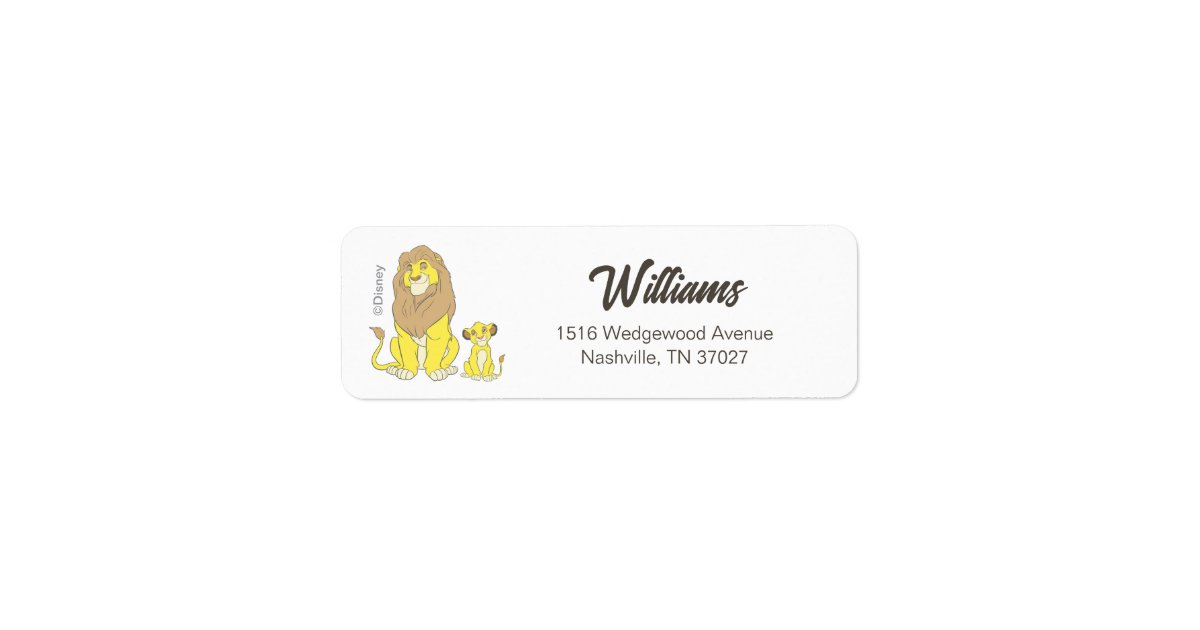 The Lion King | Mighty Kings Label | Zazzle