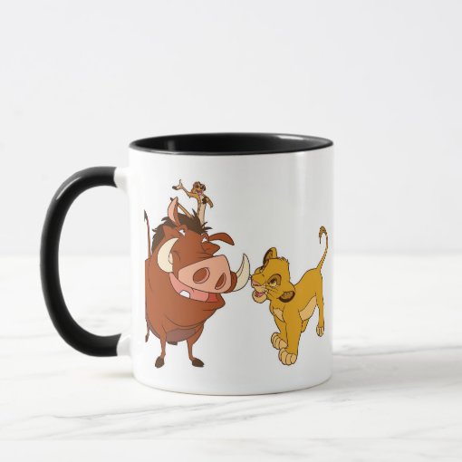 The Lion King Simba and Timon Disney Mug | Zazzle
