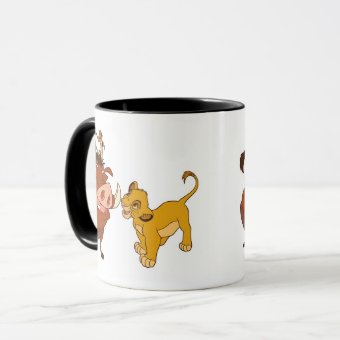 The Lion King Simba and Timon Disney Mug | Zazzle