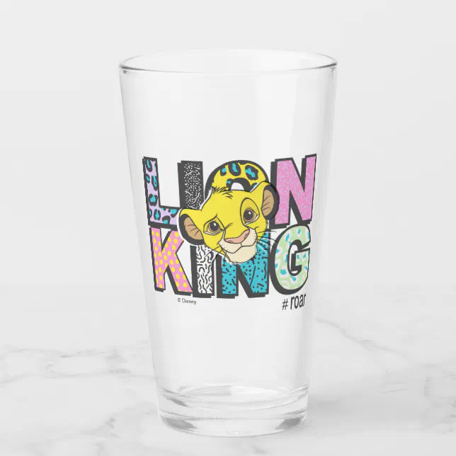 The Lion King | Simba #Roar Glass | Zazzle