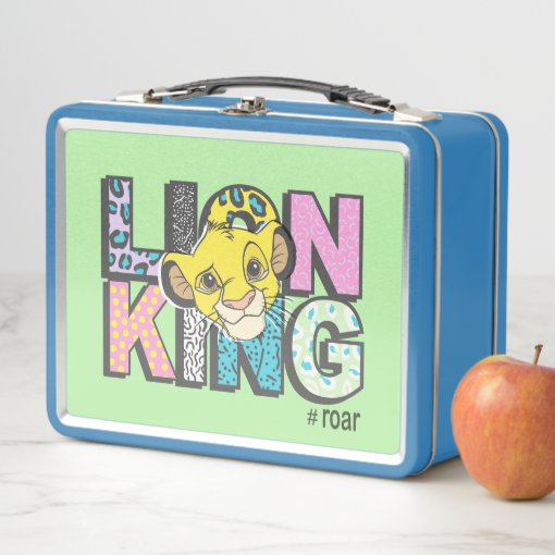 The Lion King | Simba #Roar Metal Lunch Box | Zazzle