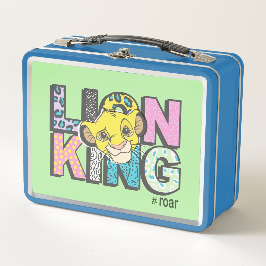 The Lion King | Simba #Roar Metal Lunch Box | Zazzle