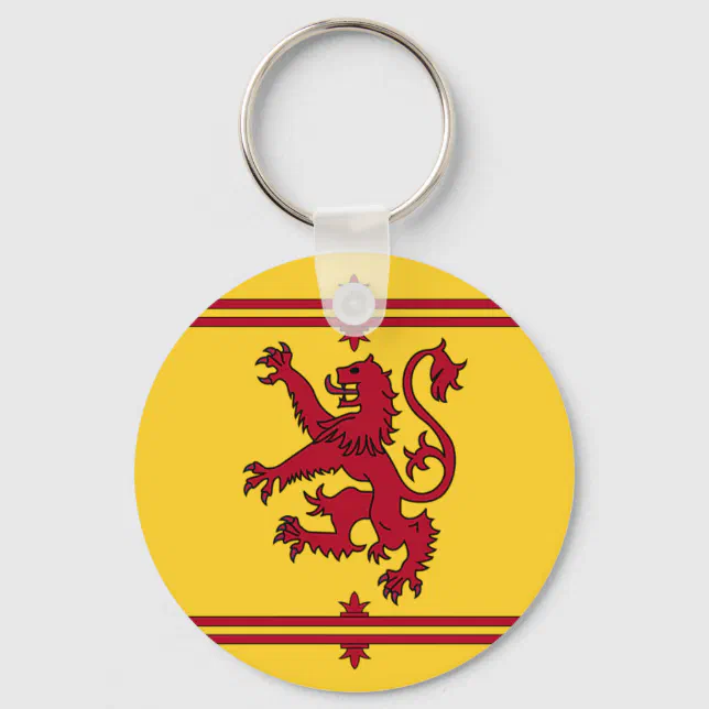 The Lion Rampant of Scotland Keychain | Zazzle