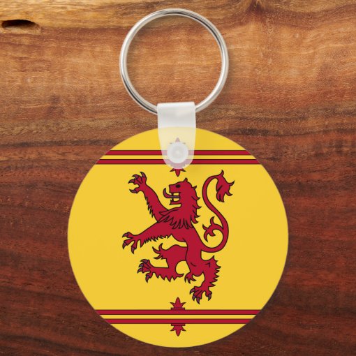 The Lion Rampant of Scotland Keychain | Zazzle