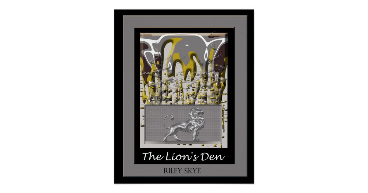 The Lion's Den Poster | Zazzle