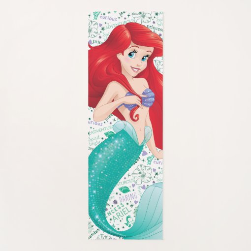 The Little Mermaid | Adventurous Ariel Yoga Mat | Zazzle