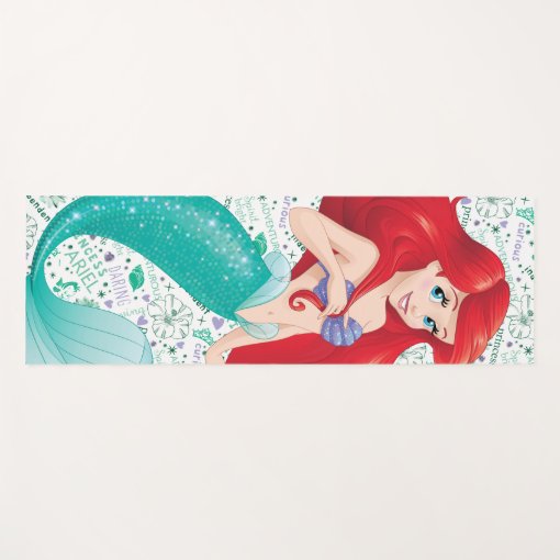 The Little Mermaid | Adventurous Ariel Yoga Mat | Zazzle