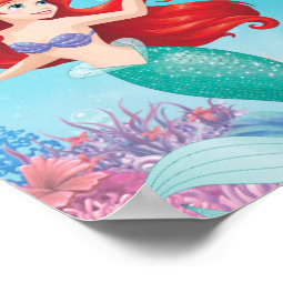 The Little Mermaid | Cards & Gifts Baby Shower Poster | Zazzle