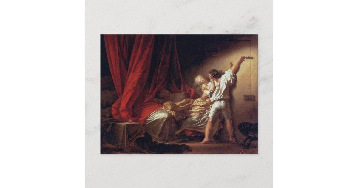 The Lock, By Fragonard Jean-Honoré (Best Quality) Postcard | Zazzle