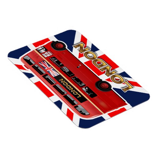 The London Red Bus Magnet | Zazzle