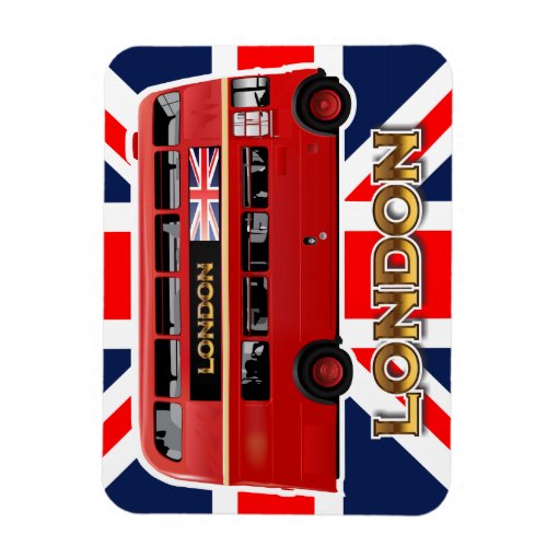 The London Red Bus Magnet | Zazzle