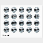 The Lone Ranger Logo with Mask 2 Classic Round Sticker | Zazzle