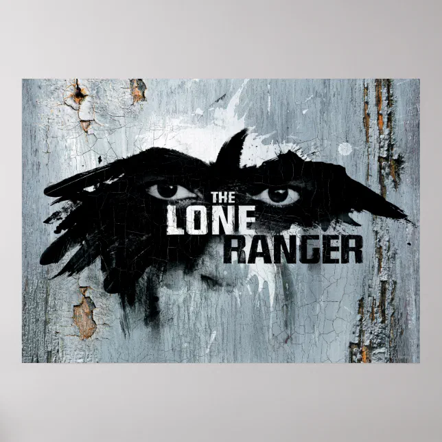 The Lone Ranger Logo with Mask 2 Poster | Zazzle