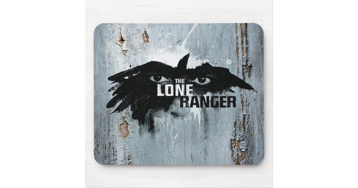 The Lone Ranger Logo with Mask Mouse Pad | Zazzle