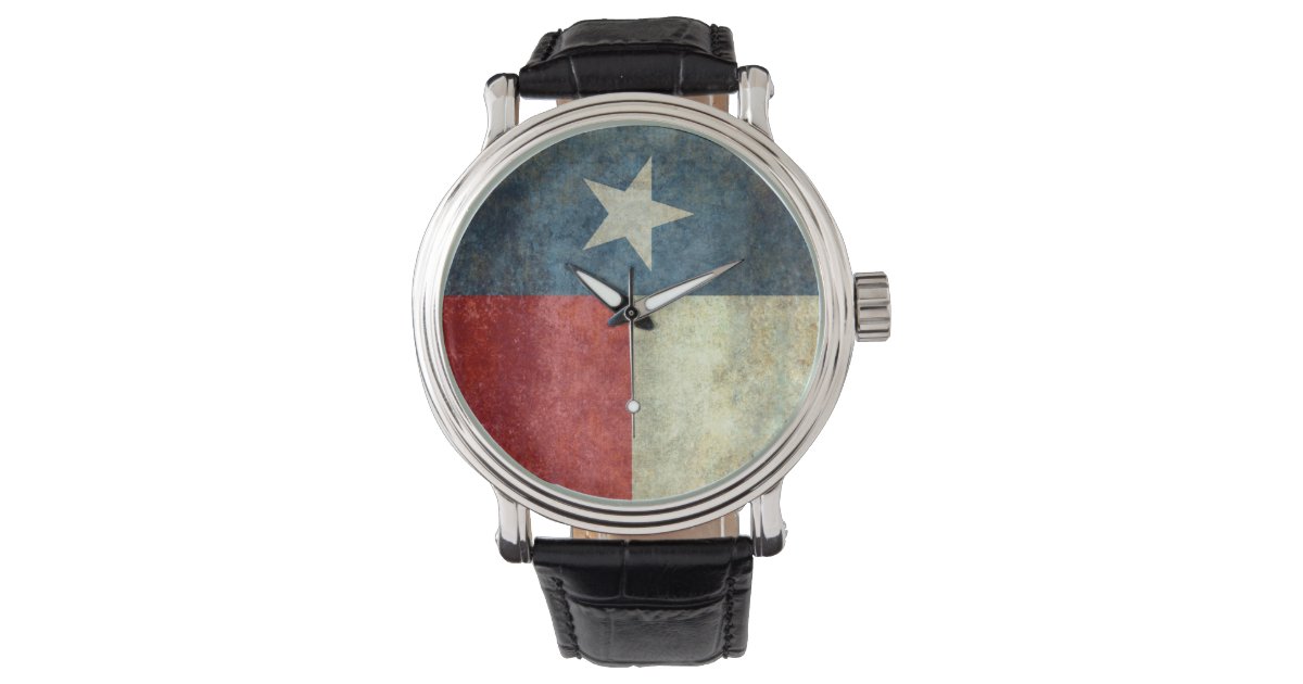 The "Lone Star Flag" of Texas Watch | Zazzle