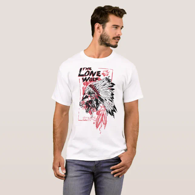The Lone Wolf Tshirt | Zazzle