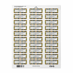 THE LORD BLESS YOU Numbers 6 Blessing Label | Zazzle