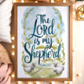 The Lord is My Shepherd Psalm 23:1 Pastoral Art Poster | Zazzle