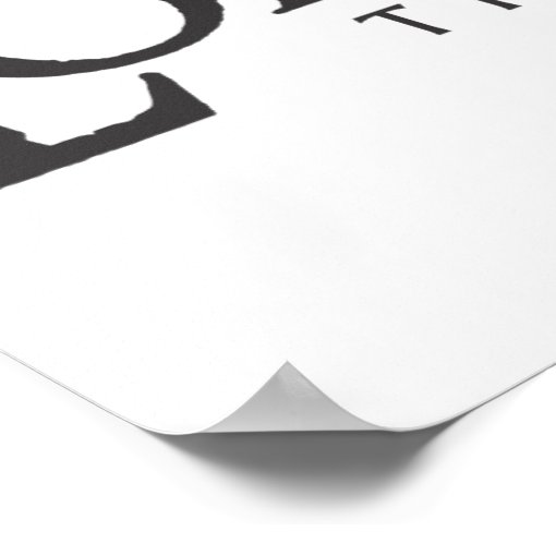 THE LORD OF THE RINGS horizontal logo Poster | Zazzle