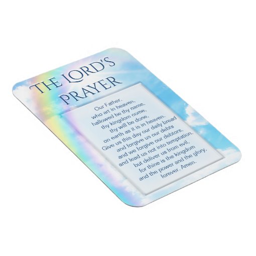 The Lord's Prayer Magnet | Zazzle