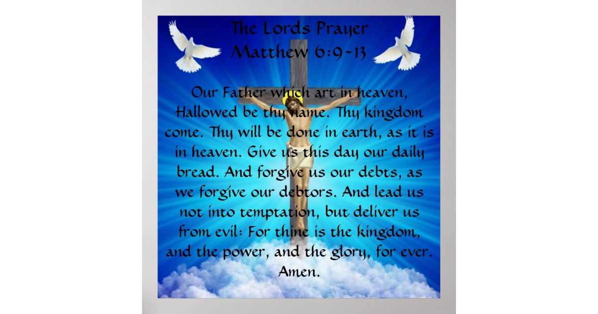 The Lords Prayer Poster | Zazzle