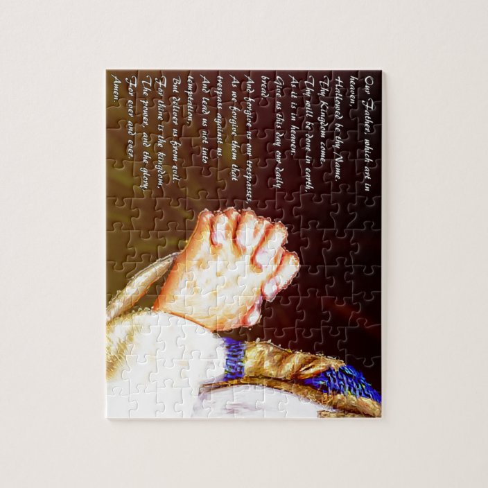 The Lords Praying Hands Jigsaw Puzzle | Zazzle.com