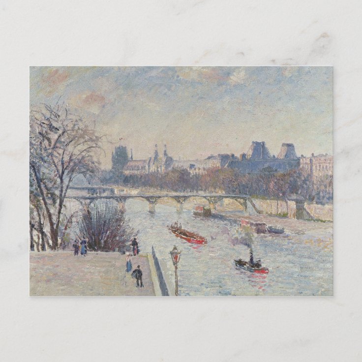 The Louvre, 1902 Postcard | Zazzle