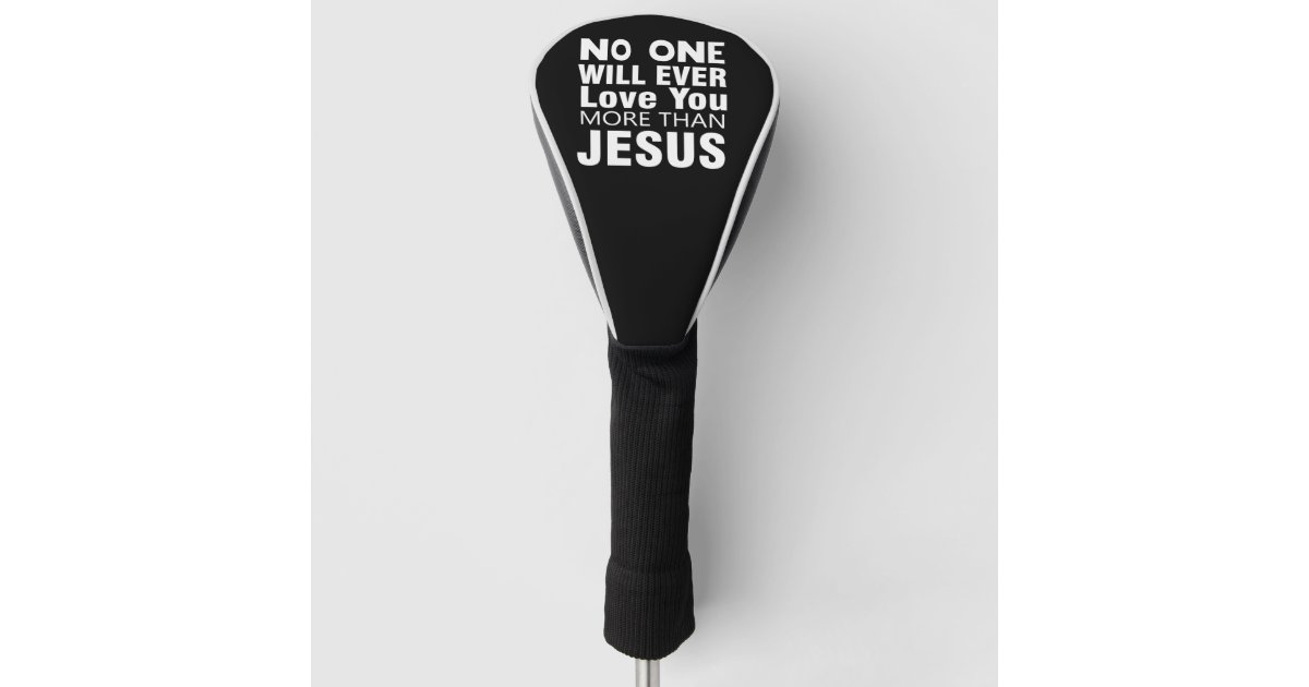 The Love of Jesus Golf Head Cover | Zazzle