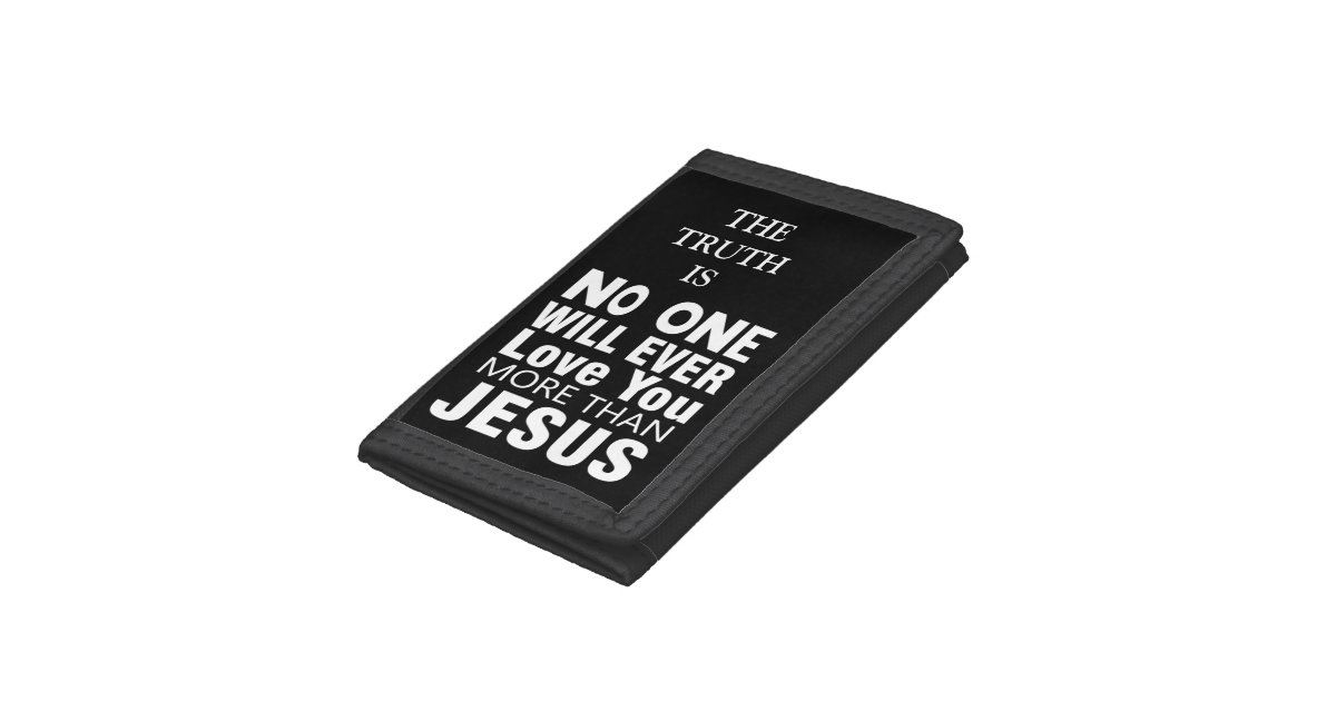 The Love of Jesus Trifold Wallet | Zazzle
