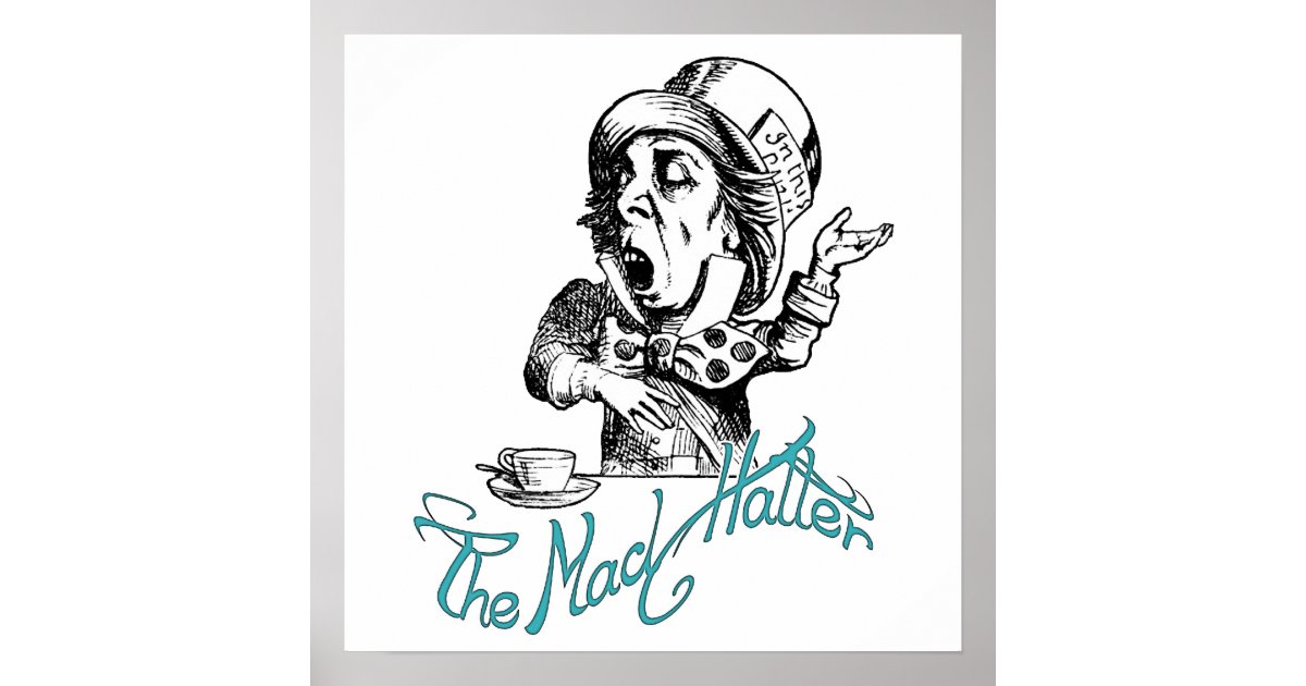 The Mad Hatter Poster | Zazzle